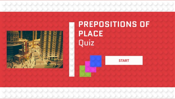 Prepositions of Place QUIZ | Genially
