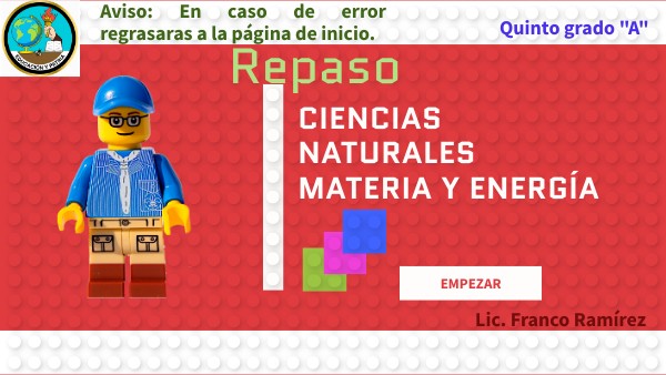 Repaso Ciencias Naturales (Materia y Energía) | Genially