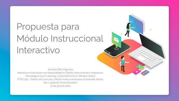 Propuesta de Módulo Interactivo | Genially