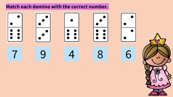 Adding with dominoes | Genially