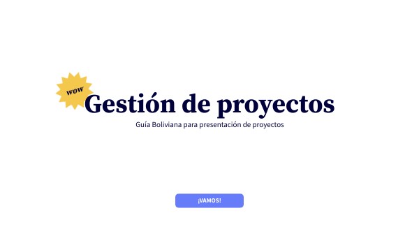 Gestión de proyectos | Genially