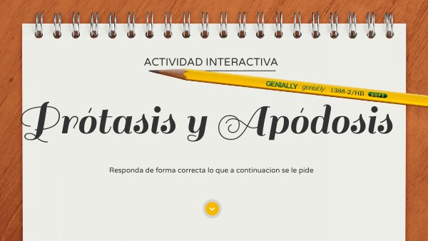 Prótasis y apódosis