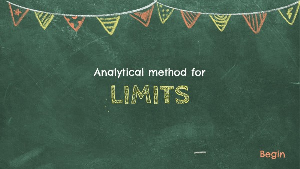 Analytical method for limits | Genially