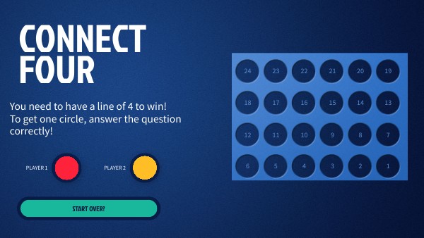 WE1 CONNECT FOUR GAME | Genially