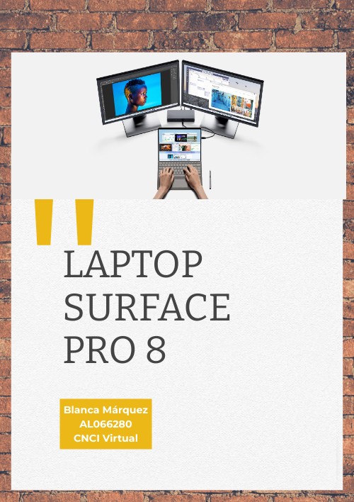 Laptop Surface Pro 8.
