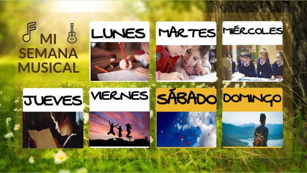 MI SEMANA MUSICAL | Genially