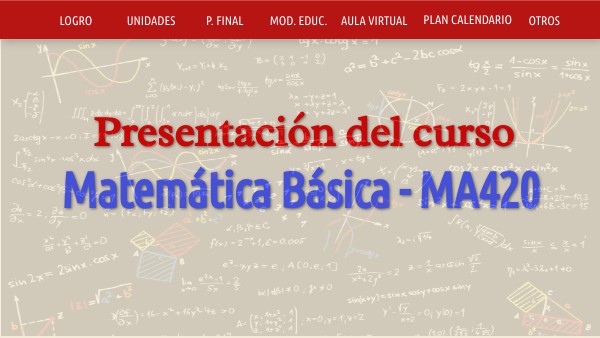 Presentación del curso - Matemática Básica | Genially
