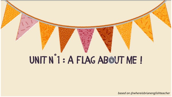 5Unit 1 - A flag about me | Genially