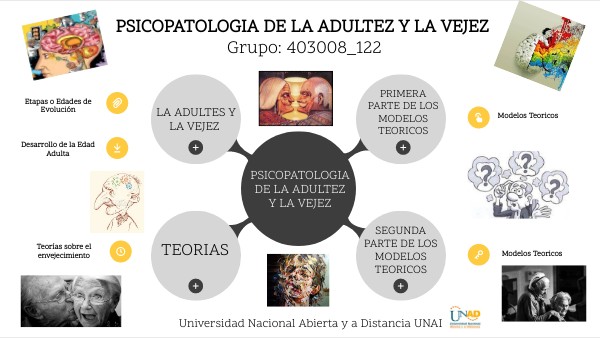 MAPA CONCEPTUAL PSICOPATOLOGIA DE LA ADULTEZ Y LA VEJEZ | Genially