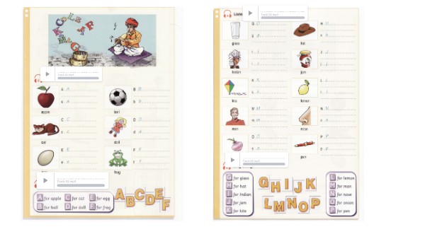 repeat ABC and colours