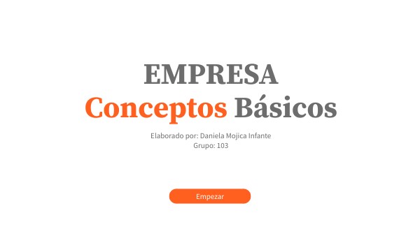 Concepto de Empresa | Genially