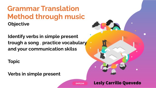 Grammar and communicative approach simple present | Genially