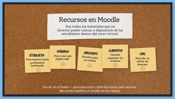 Recursos en Moodle