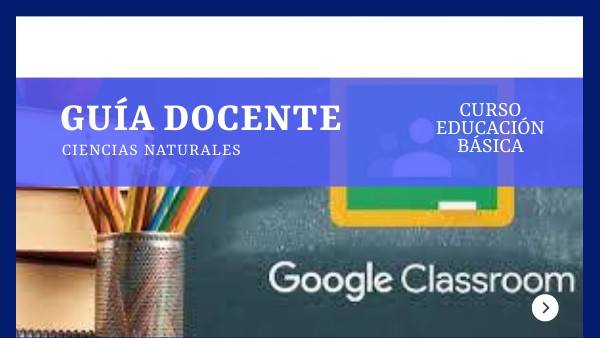 GUÍA DOCENTE CCNN | Genially