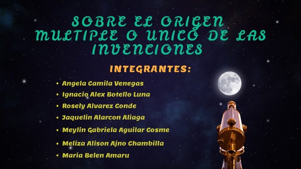 sobre el origen múltiple o único de las invenciones