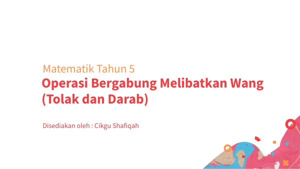 OPERASI BERGABUNG MELIBATKAN WANG (TOLAK & DARAB) | Genially
