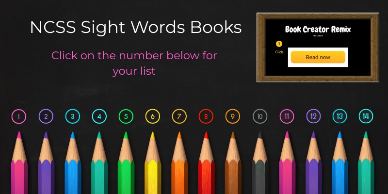 NCSS Sight Word Books