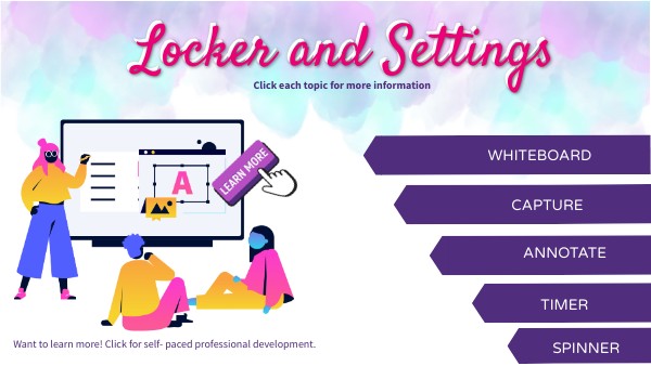 Locker and Settings | Genially