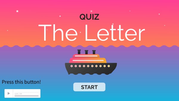 The Letter Quiz | Genially