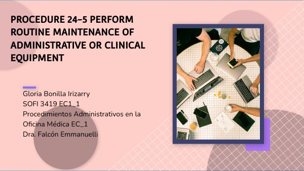 Copy - DATA VIDEO-PERFORM ROUTNE MAINTENANCE OF ADMINISTATIVE R ...