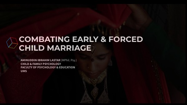 CHILD EARLY/FORCED MARRIAGE