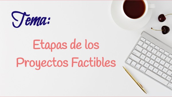 Etapas de los proyectos factibles