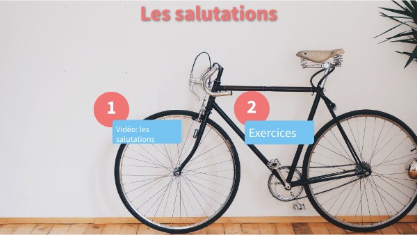 Les salutations | Genially