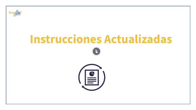 Actualización de Instrucciones