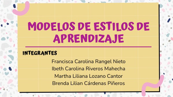 MODELOS DE ESTILO DE APRENDIZAJE