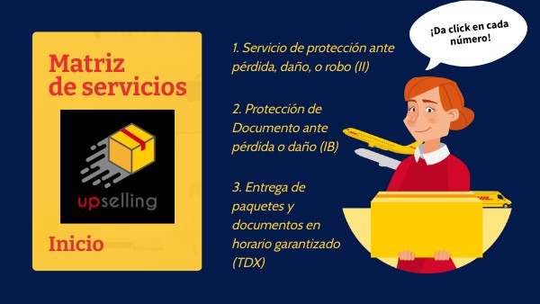 Matriz de servicios DHL | Genially