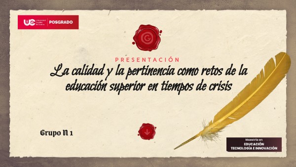 Calidad y Pertinencia Educación | Genially