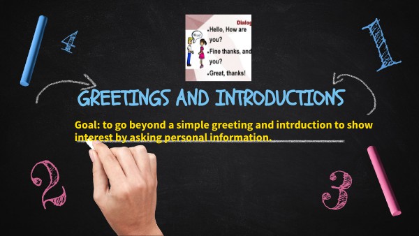 GREETINGS AND INTRODUCCTIONS | Genially