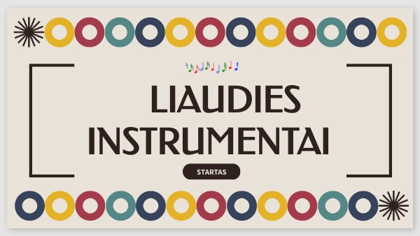 Lietuvių liaudies instrumentai | Genially
