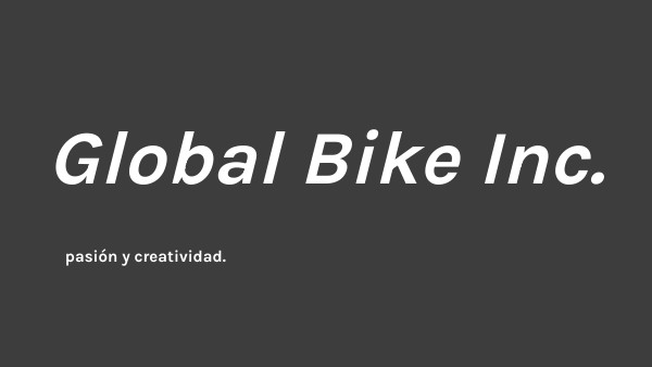 GLOBAL BIKE INC. | Genially