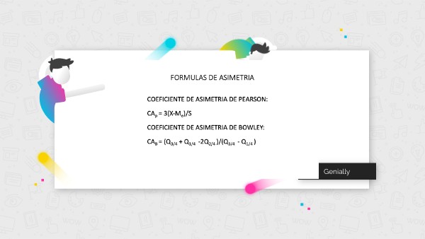 FORMULAS DE ASIMETRIA