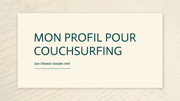 mon profil | Genially