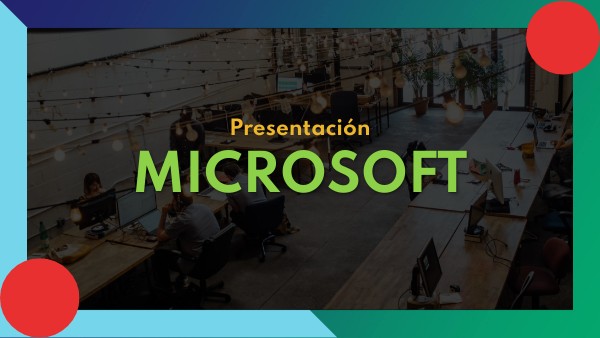 PRESENTACIÓN MICROSOFT