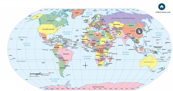 Current Events Map (7th Grade)