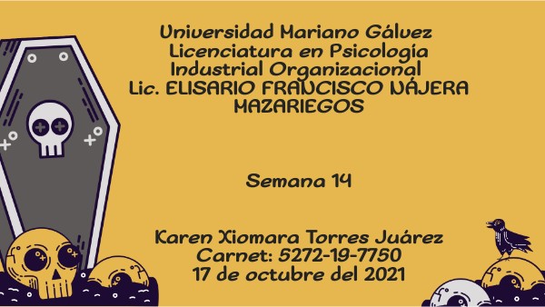 Semana 14 | Genially