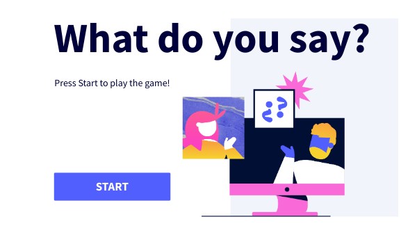 What do you say? A1/A2