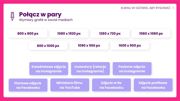 Wymiary grafik SM | Genially