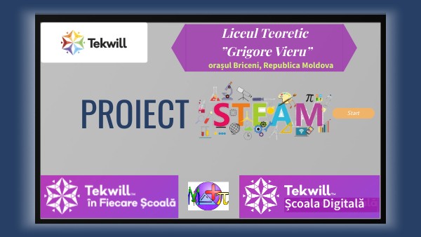Proiect STEAM LT ,,Grigore Vieru” | Genially