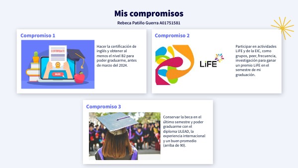 Evidencia 6° | Mis compromisos