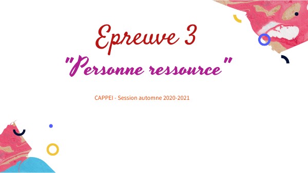 Epreuve 3- CAPPEI