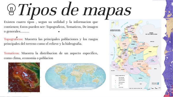 TIPOS DE MAPAS - SOCIALES - ISABELLA