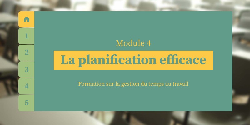 La planification efficace