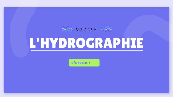 L'hydrographie | Genially