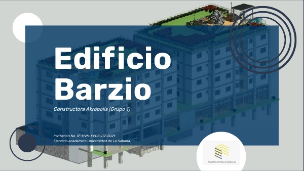 Edificio Barzio - Entrega Final | Genially