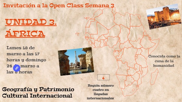 OPEN CLASS 3 ÁFRICA | Genially