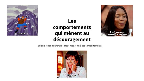 OK comportement découragement